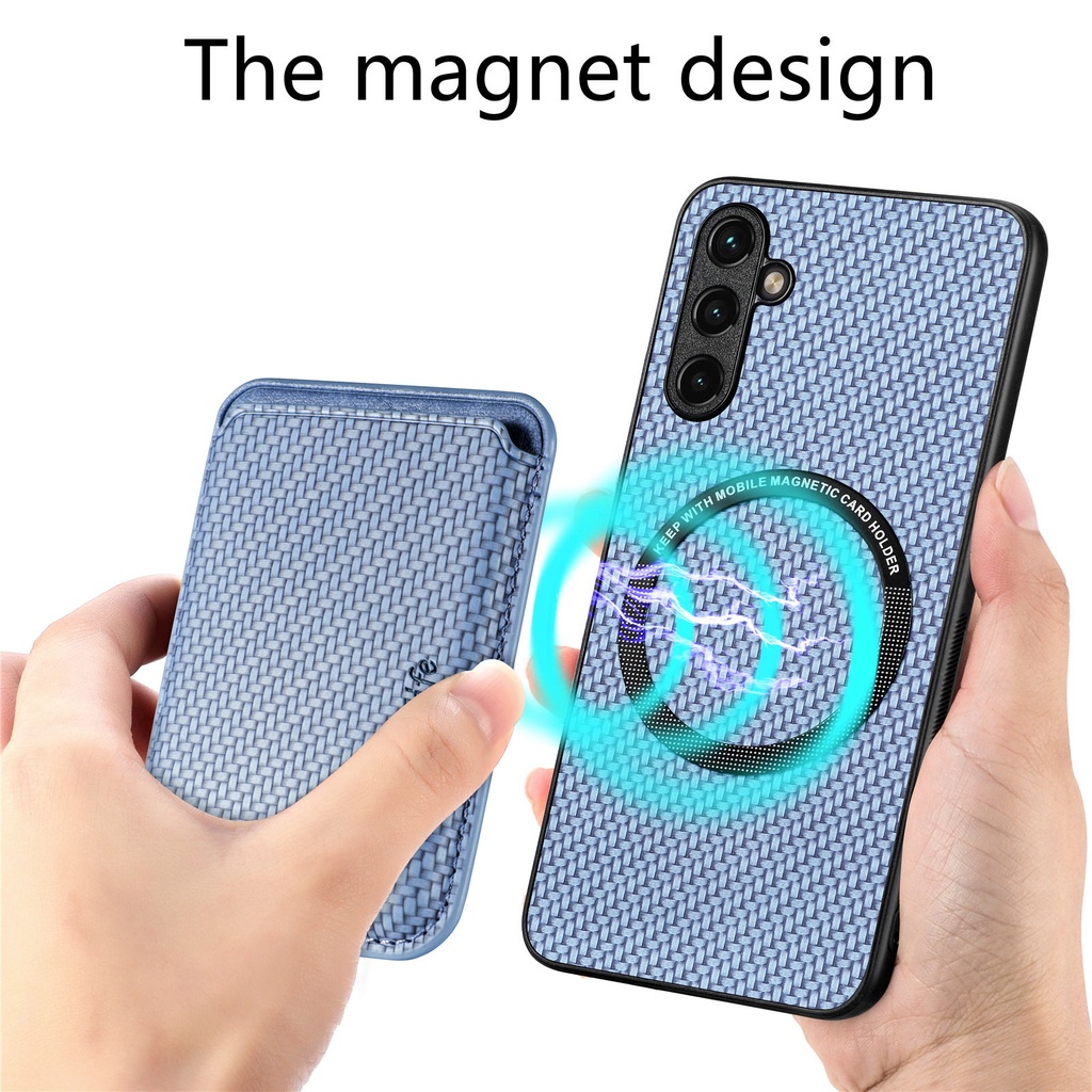 Magnetic Wallet Detachable Cards Solt Phone Case for Samsung Galaxy S22 ...