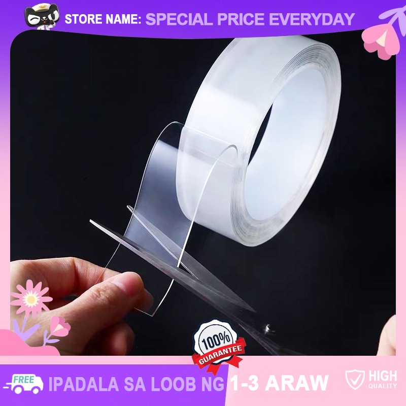 High-tech Nano Double Sided Tapes Multipurpose Traceless Transparent ...