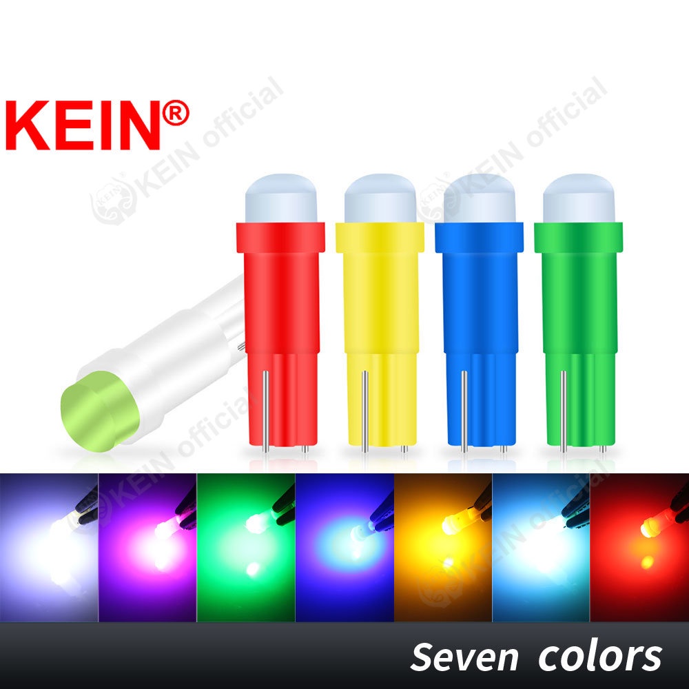 KEIN 5PCS Bulb Meter T5 Led Dashboard Light W3W 73 74 COB Cluster Gauge ...