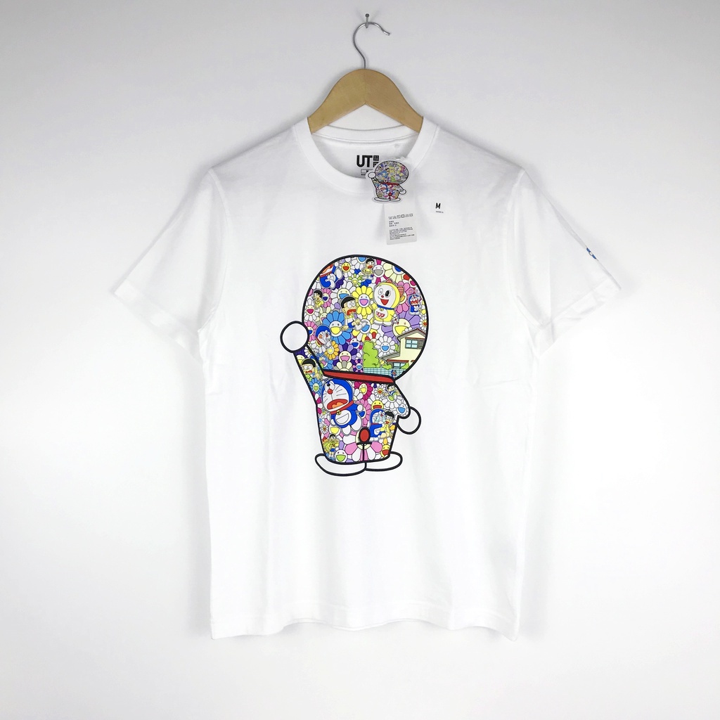 Murakami x Doraemon xUniqllo A Dream Sunflower Couple Short Sleeve T ...