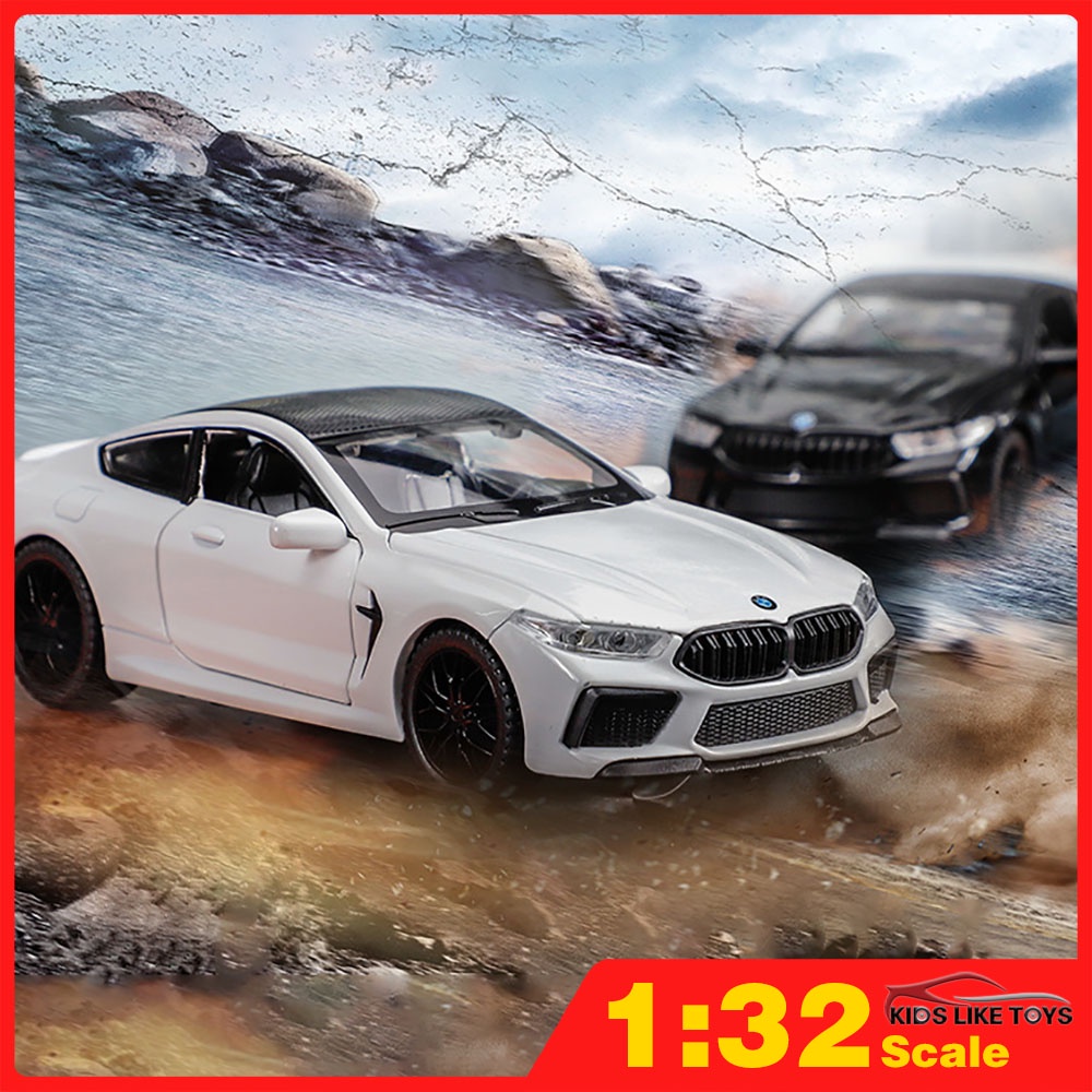 KLT Scale 1/32 BMW M8 Metal Diecast Alloy Toy Car Model Trucks For Kids ...