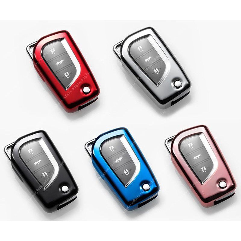 Toyota fortuner innova key cover Soft TPU car Remote Fob Key Case ...