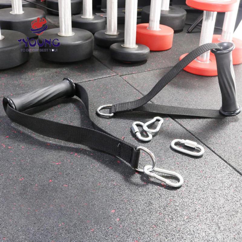 [In Stock] Cable Machine Attachment Handles Resistance Bands Exercise ...