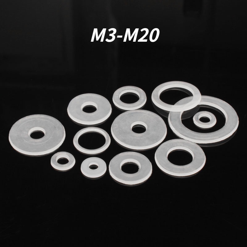 Nylon Soft Gasket PE Rubber Gasket Plastic Round Gasket Insulation Soft ...