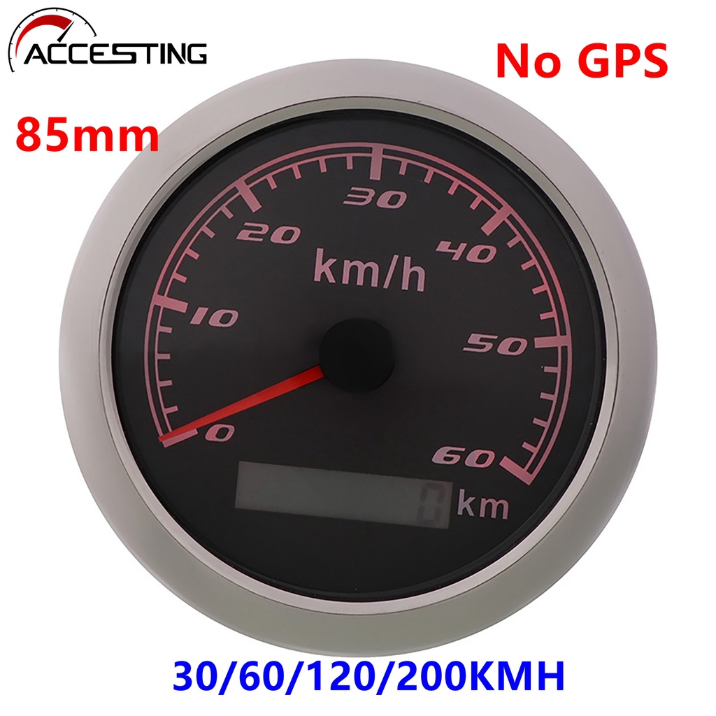 30/60/120/200KMH No G-PS Speedometer Odometer 85mm Speedometer For ...