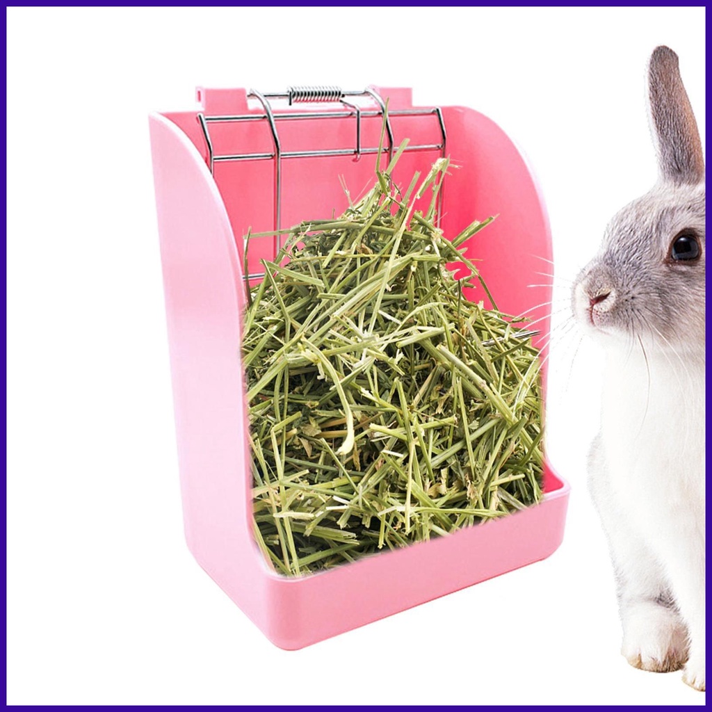 Hay Feeder For Rabbits Hay Rack Grass Holder Food Feeding Rack Bunny ...