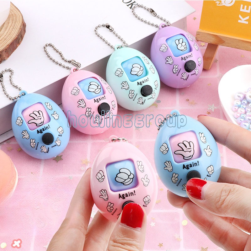 Mini Funny Finger-guessing Game Toy/Rock Paper Scissors Guessing Egg ...