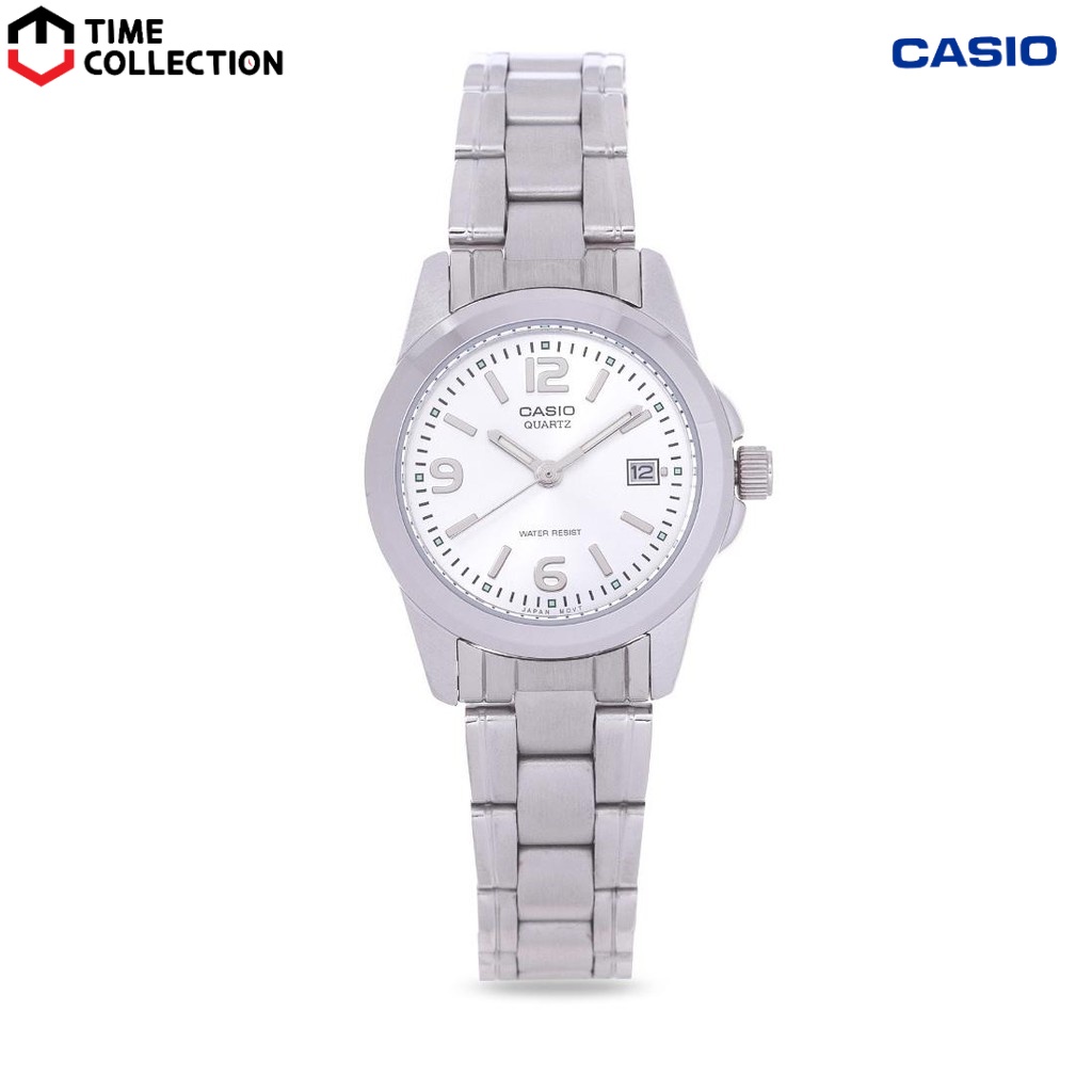 Casio LTP-1215A-7ADF Analog Stainless Steel Strap Watch For Women ...