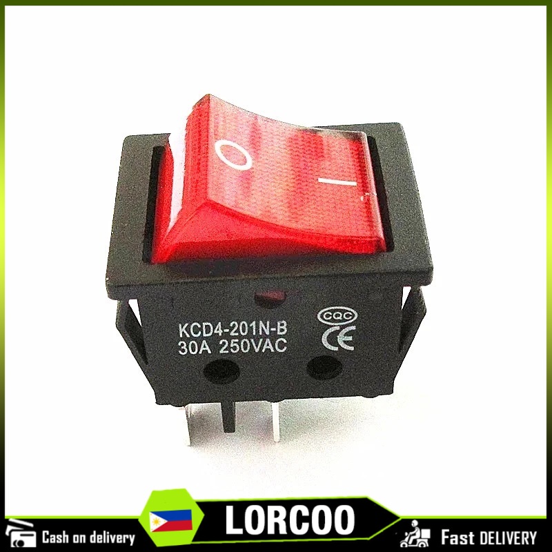 4Pin 30A 120/250VAC high current welding machine, marine switch, rocker ...