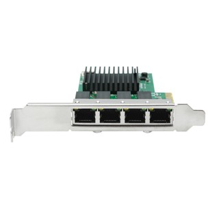 4 Port Network Card PCI Express x1 to Quad Ports RJ45 NIC RTL8111H Chip 10/100/1000Mbps Gigabit ...