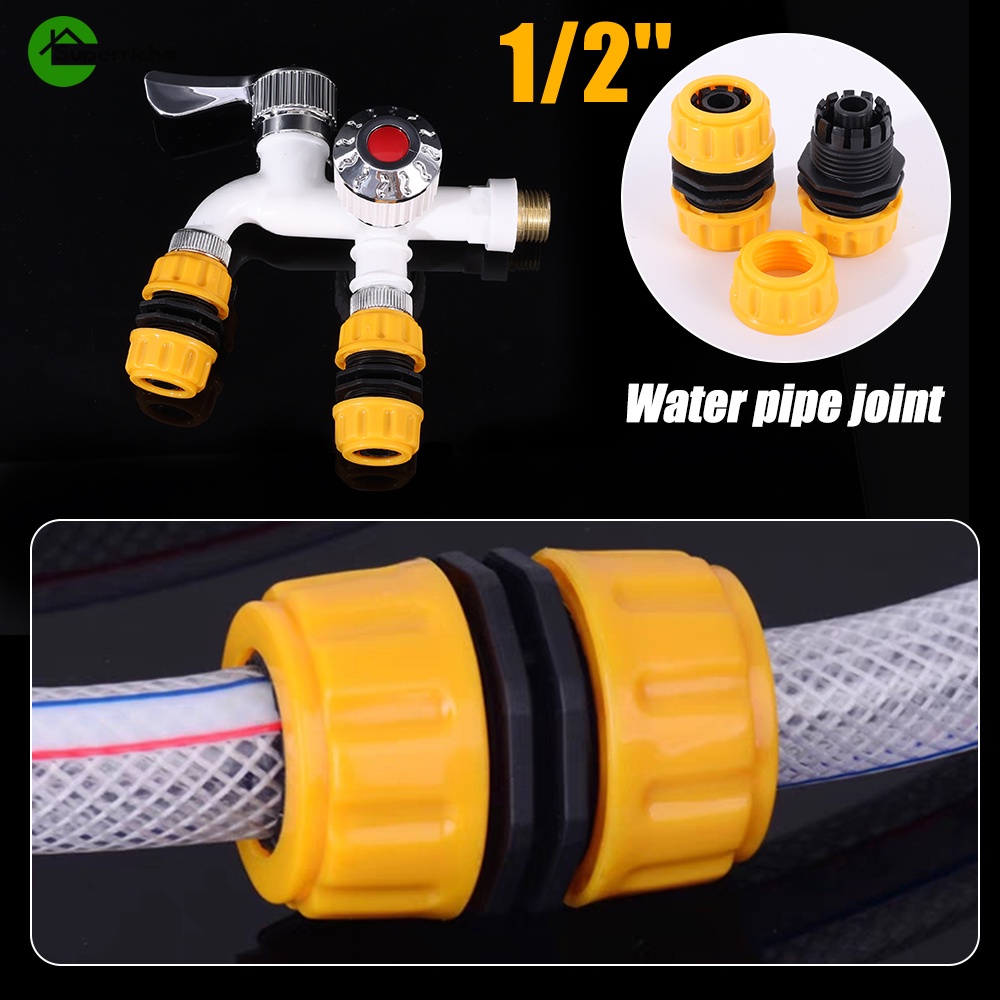 1/2" Water Pipe Joiner Mender / Garden Hose Connector / Water Stop ...