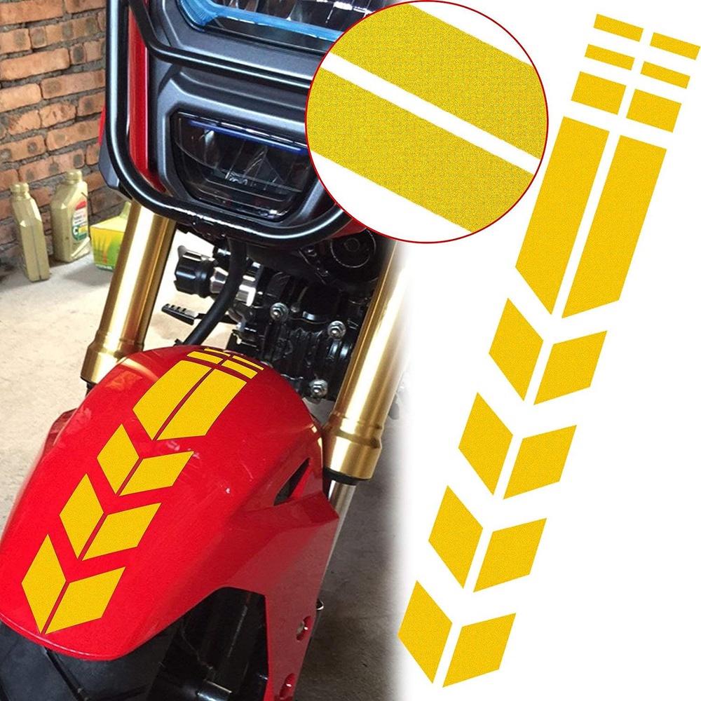 Fender Sticker,Exterior Fender Decor Safety Warning Arrow Decal ...