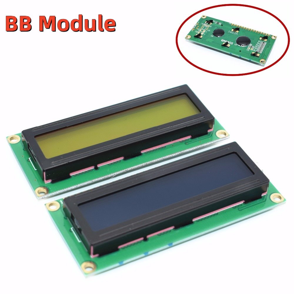 1PCS LCD1602 1602 module green screen 16x2 Character LCD Display Module ...