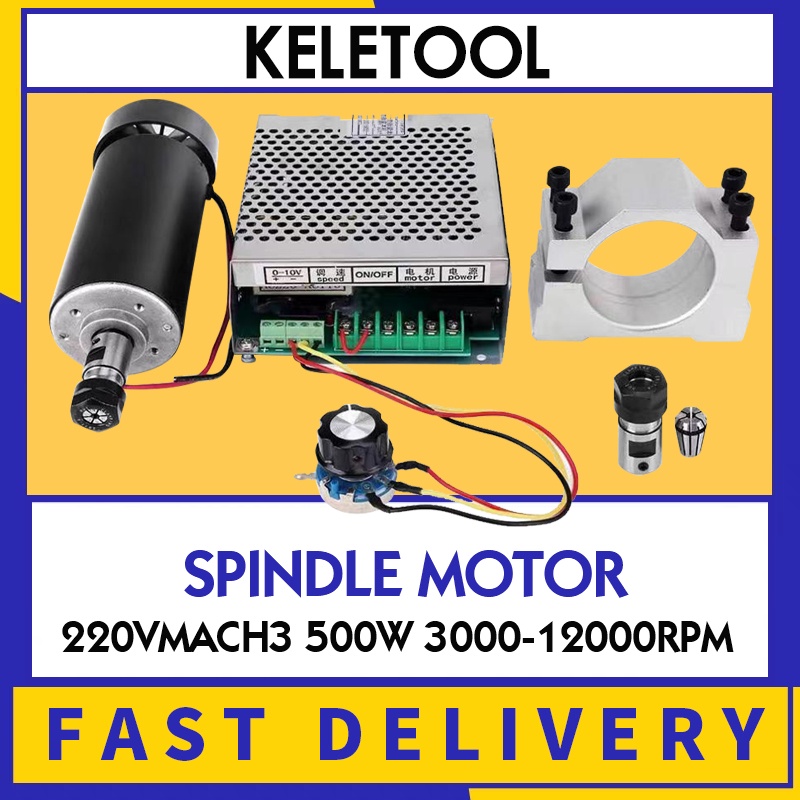 CNC Aluminum Spindle Motor Fixture For Milling Cutter Engraving Machine ...