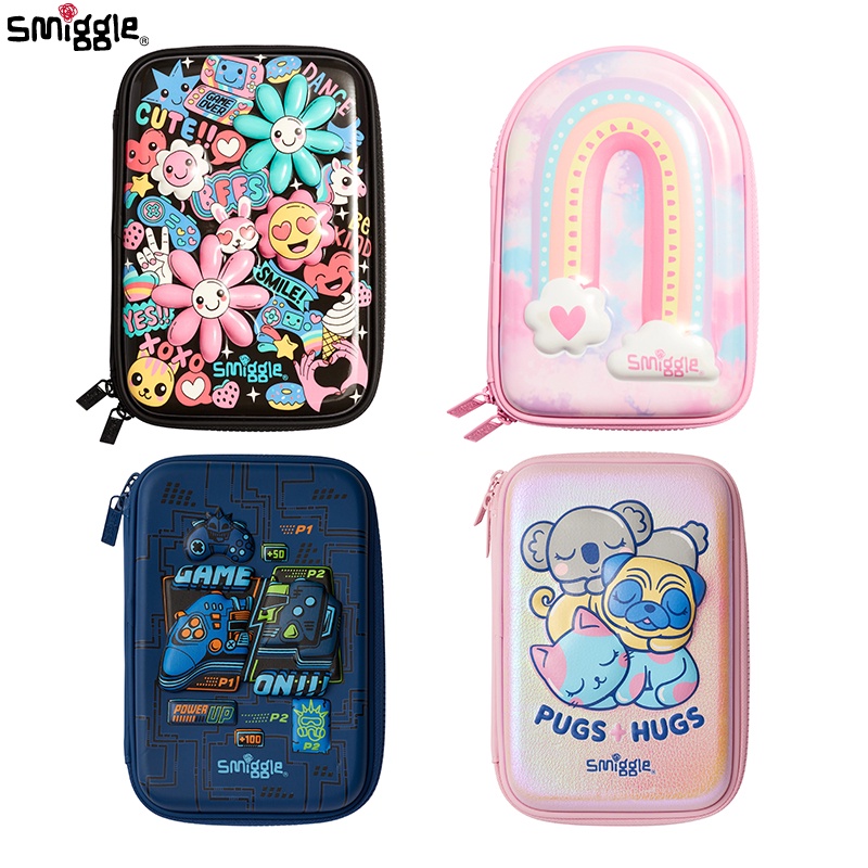 Smiggle Hardtop Pencil case Stationery storage box | Shopee Philippines