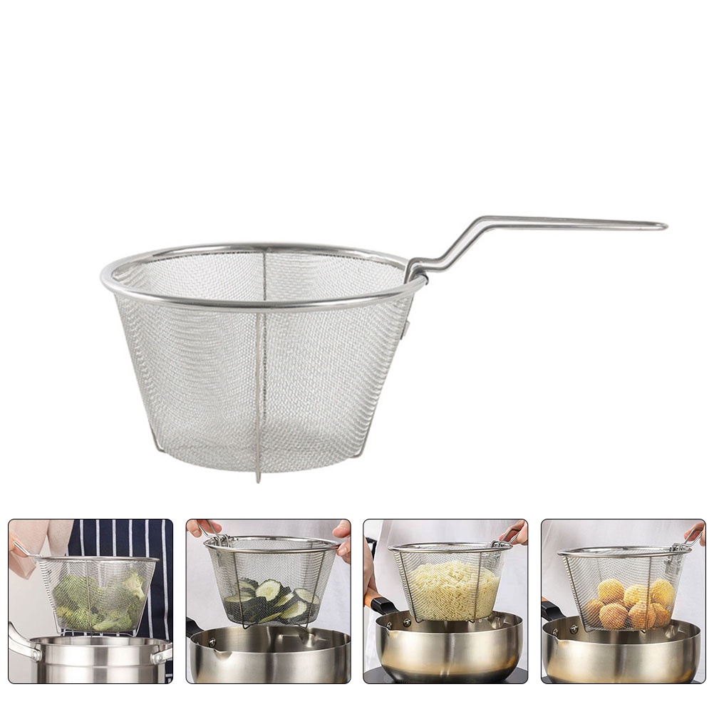 yuanjingyouzhang Hamper Mesh Strainer Stainless Steel Frying Basket ...