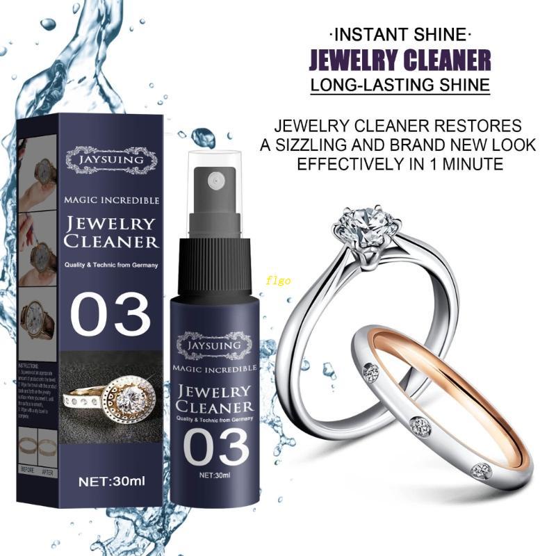 flgo 30ml Concentrate Jewelry Cleaner Anti-Tarnish Quick Jewellery ...