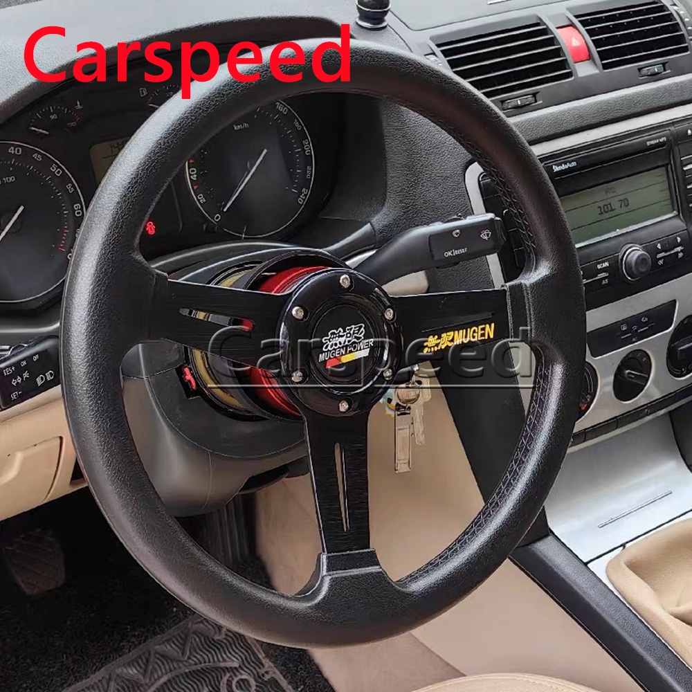 13inch MUGEN Volante PU Steering Wheel JDM Universal Drifting Racing ...