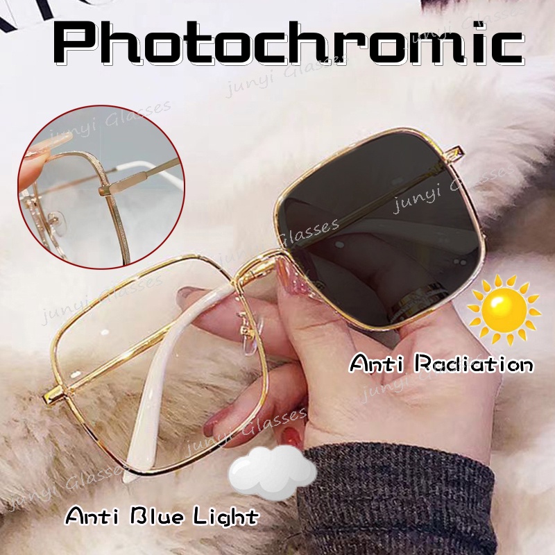 Outdoor Photochromic Anti Radiation Shades Glasses For Woman Shades For ...