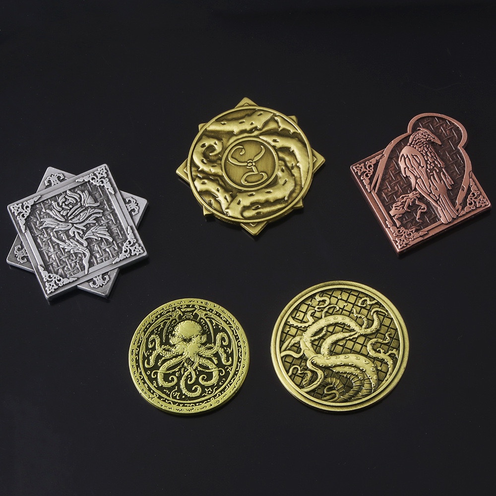 Cthulhu Mythos Necronomicon Coin Keychain Horror Story Demon Hunter ...