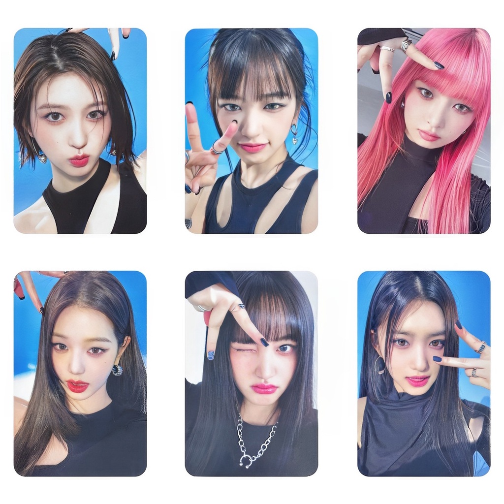 6pcs/set IVE Album I'VE Photocards Rei Wonyoung Yujin Leeseo Gaeul Liz ...