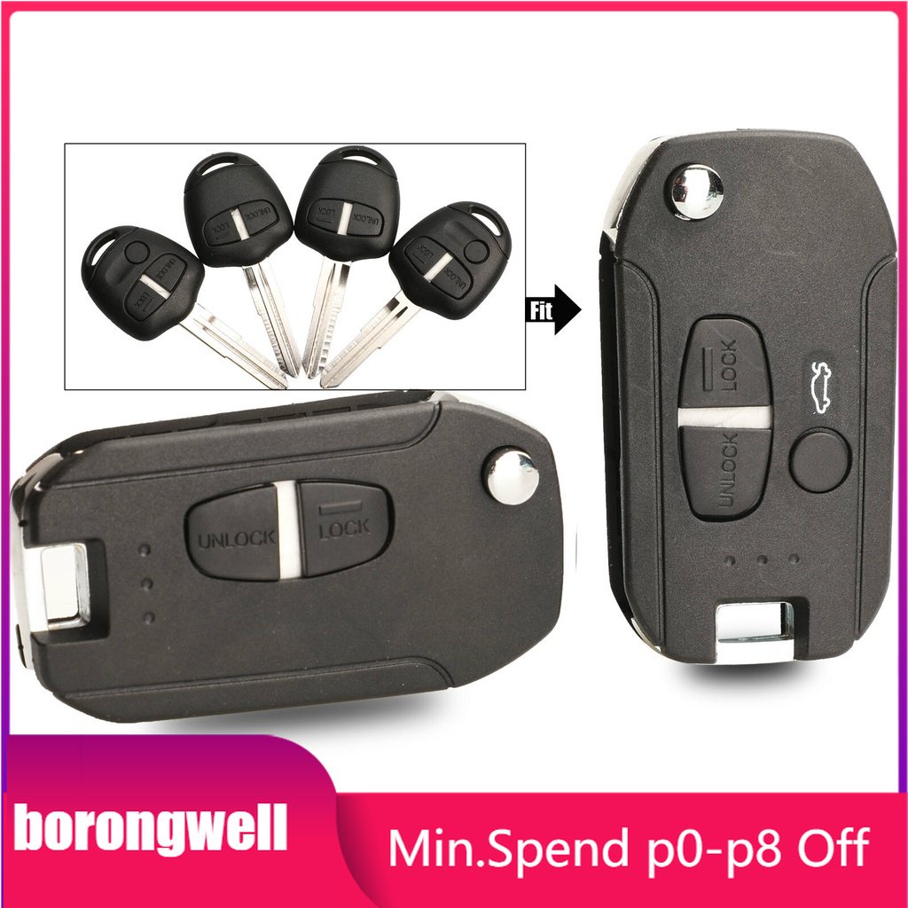2/3Button Remote Car Key Shell Cover Case For Mitsubishi Pajero ...