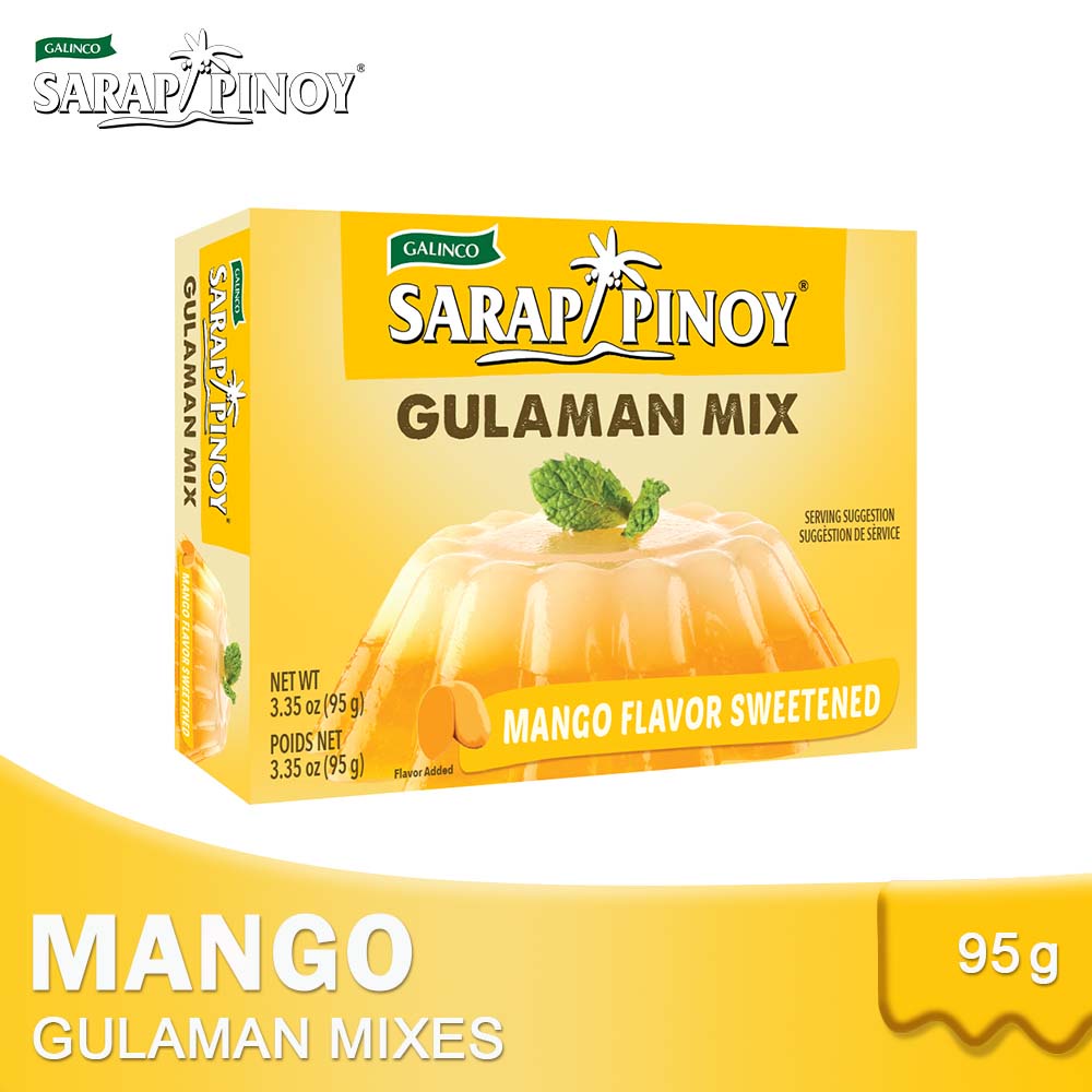 Sarap Pinoy Gulaman Mango Flavor 95g | Shopee Philippines