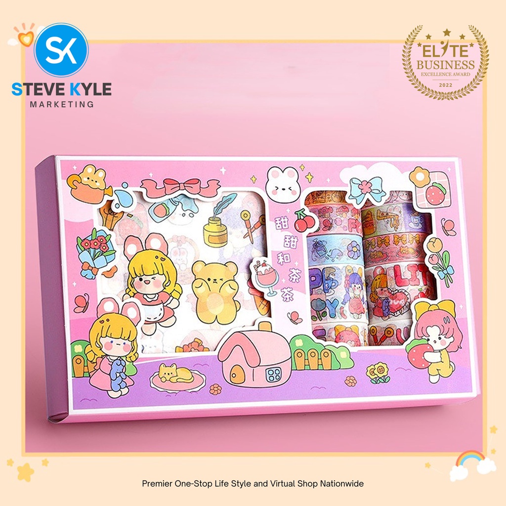 Notebook Tape Set DIY Series with Super Cute Designs | Shopee Philippines