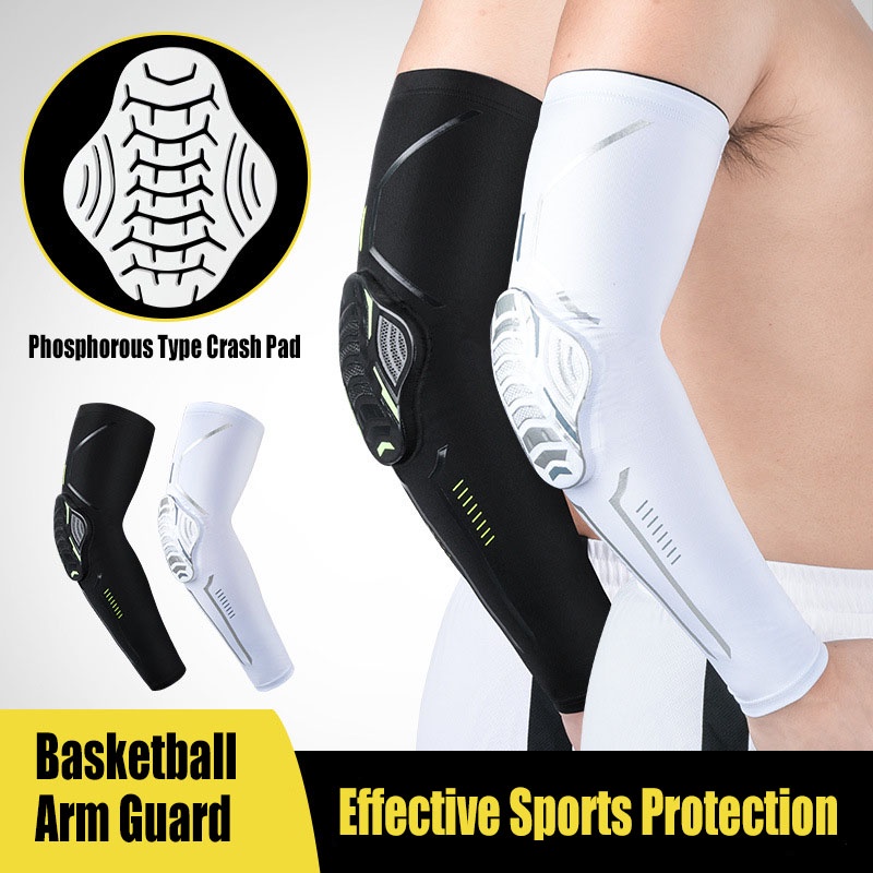 2PCS Basketball Sports Arm Guard Elbow Joint Collision Cushion Arm ...