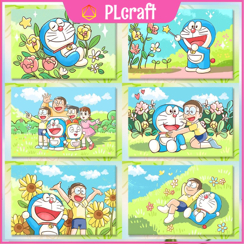 【PC】anime doraemon DIY 5D Diamond Painting Set 5D Full Drill Diamond ...