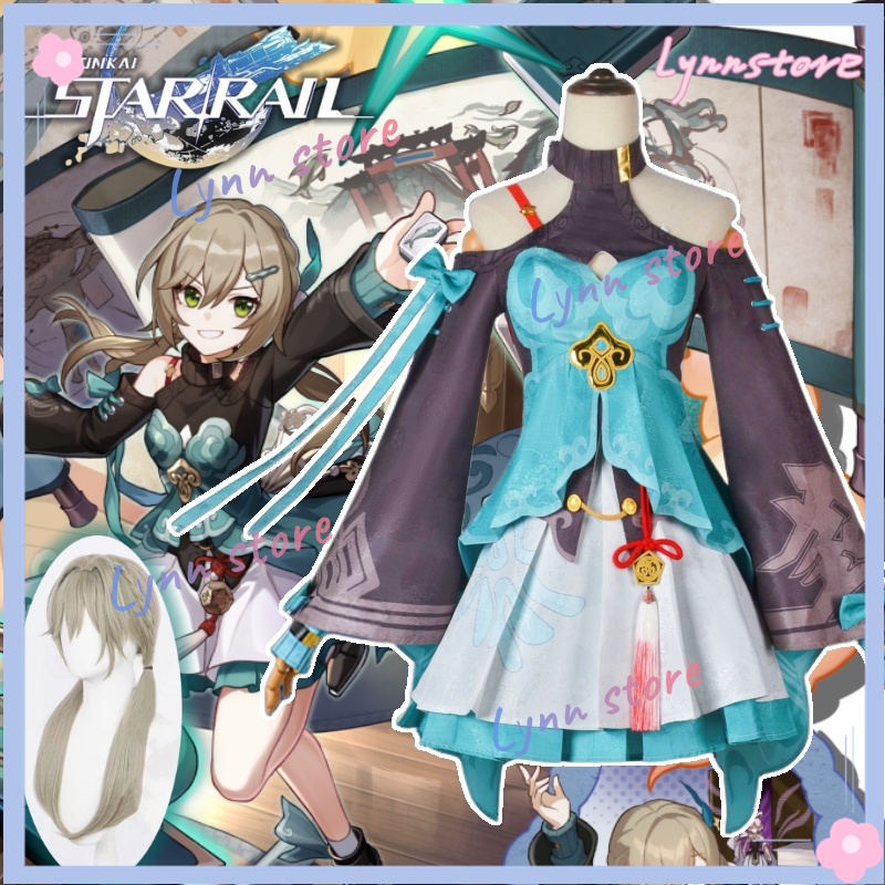 Honkai: Star Rail QINGQUE Game Suit Cosplay Costume Elegant Lovely ...