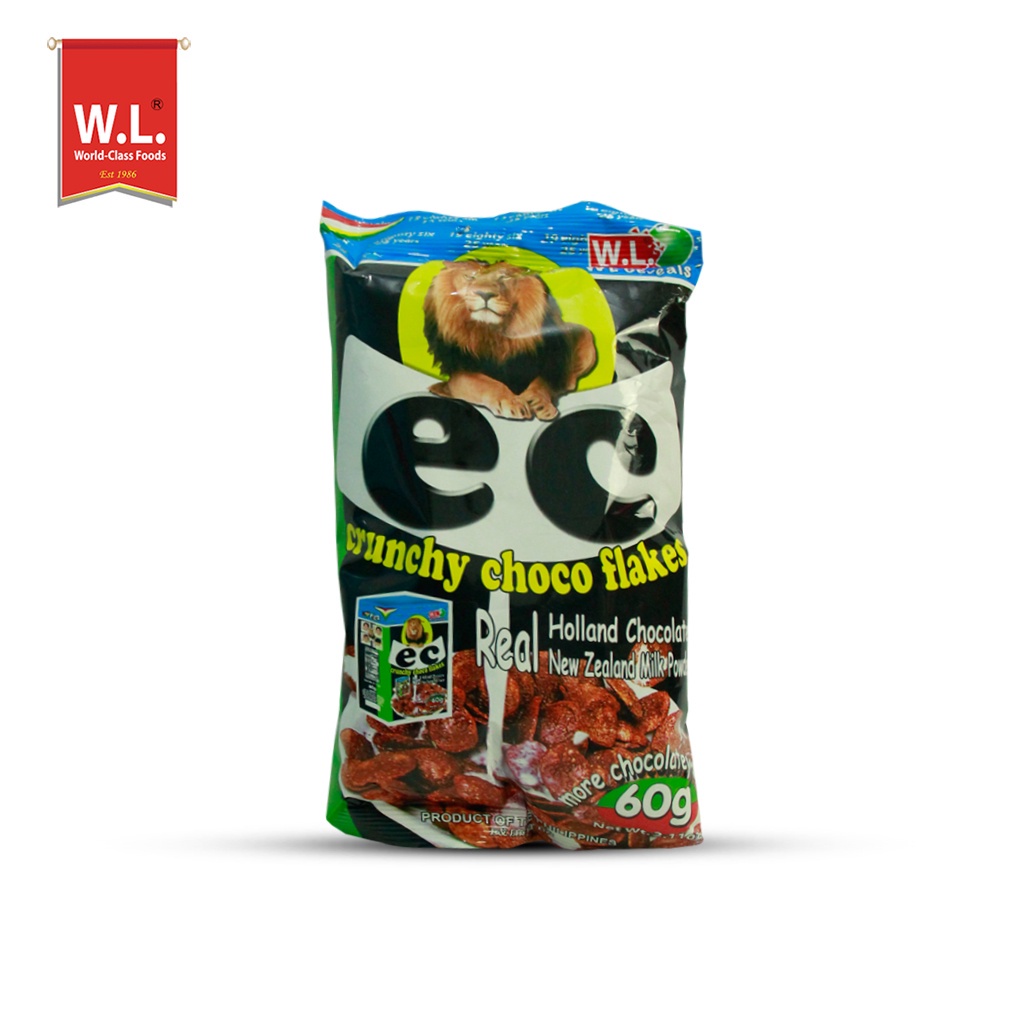 WL FOODS EC Crunchy Choco Flakes 60g | Shopee Philippines