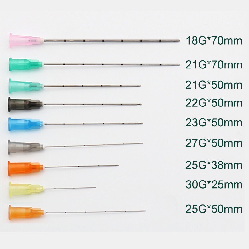 50pcs 2022 Best-Selling Micro Canula Blunt tip Cannula Needle Fine Disposable Micro Cannula ...