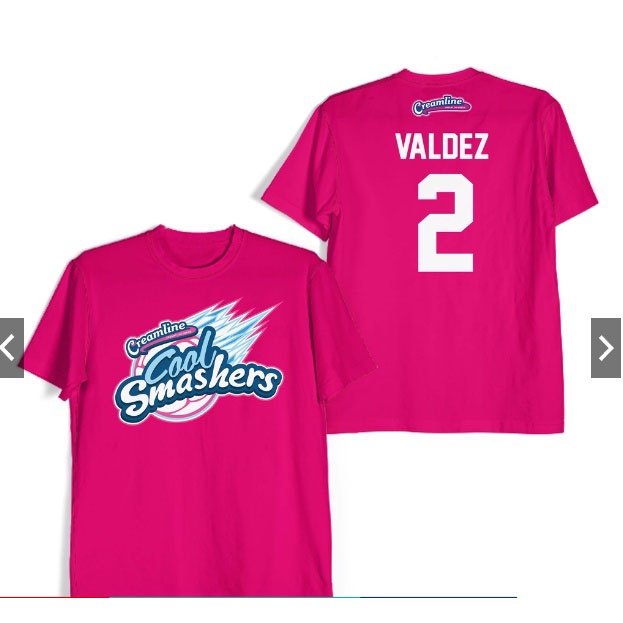Creamline Cool Smashers "VALDEZ 2" Shirsey Official Merchandise (Shirt ...