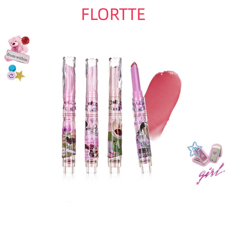 FLORTTE/ Flower Loria Solid Lip Gloss Strange Melia Lip Glaze Lipstick ...
