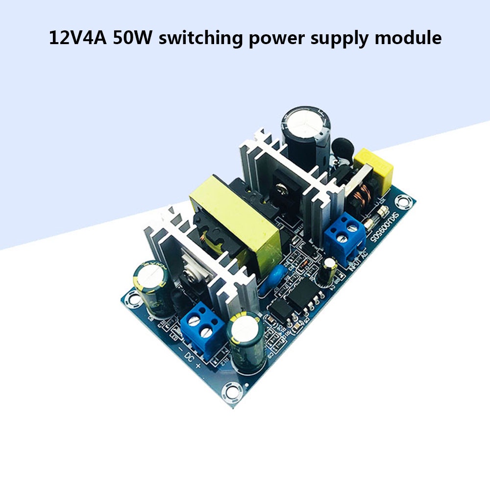 AC 110-240V to DC 12V 4A 50W Power Supply Module Board Switch AC-DC ...
