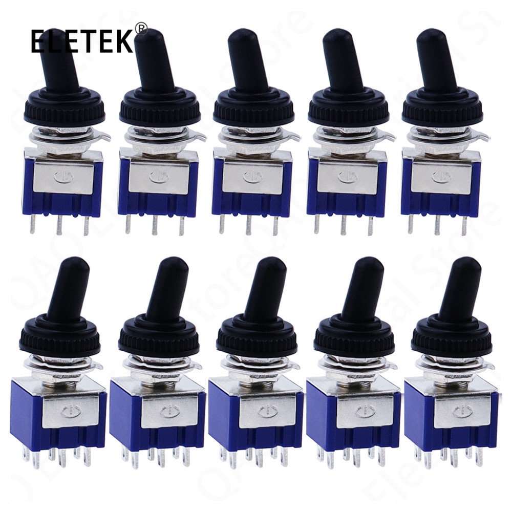 6A 125VAC MTS-102 103 202 203 Toggle Switch on SPDT 6mm Mini Switch ...