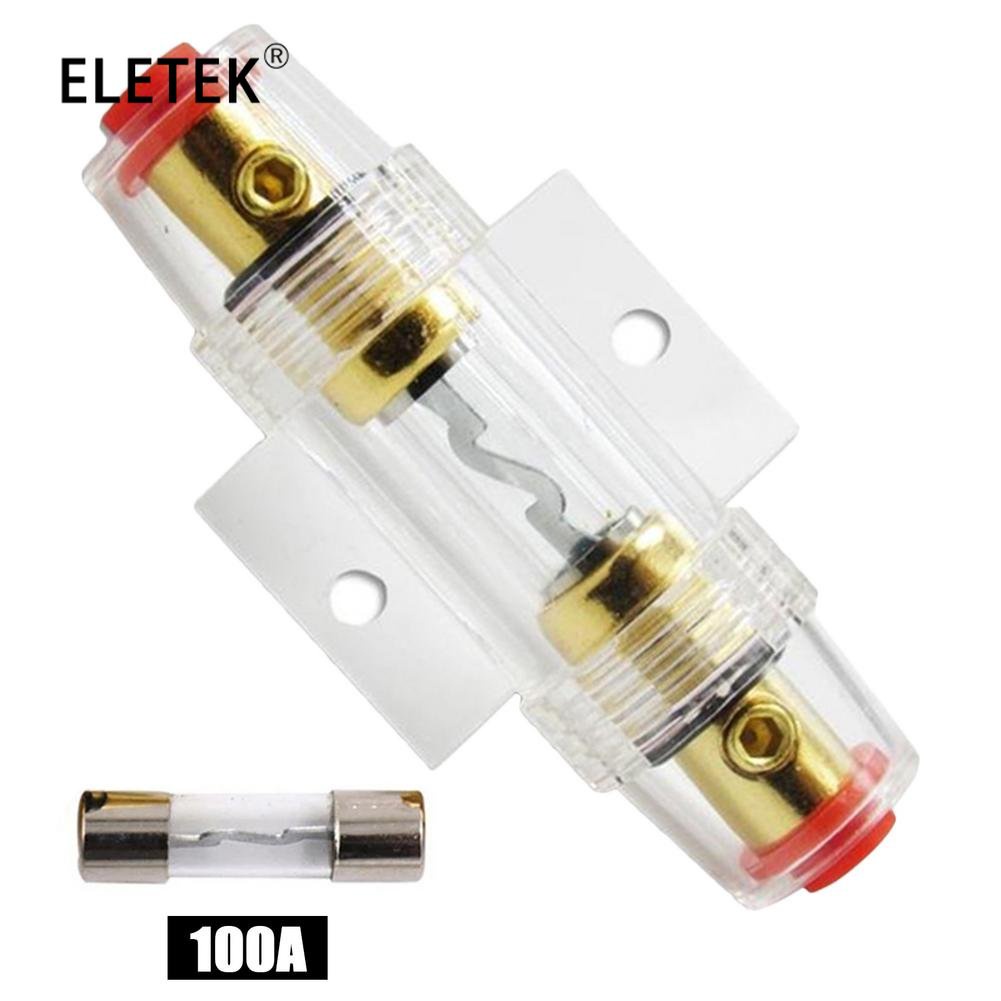 AGU 10*38MM Fuse & Holder Car Audio Refit Fuse Holder Car Stereo Audio ...
