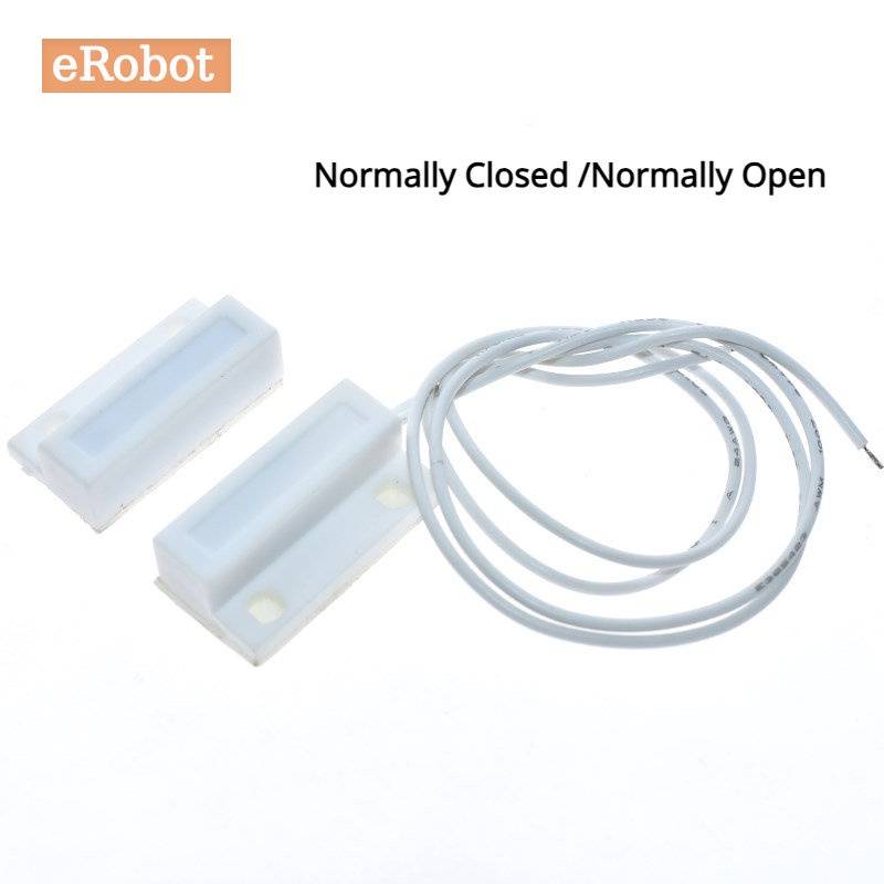 MC-38 MC38 Wired Door Window Sensor Randomly Magnetic Switch Normally ...