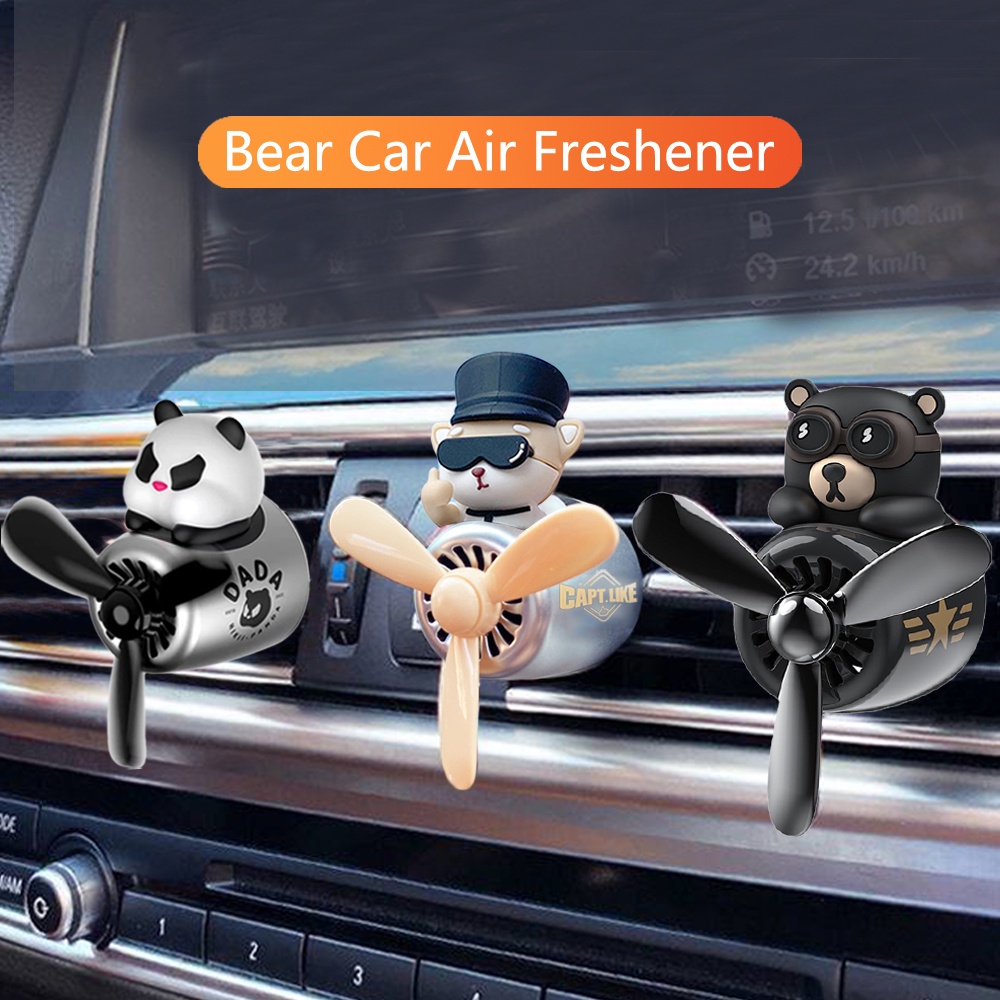 72 KM Teddy Bear Car Air Freshener Bear Pilot Auto Interior Accessories ...