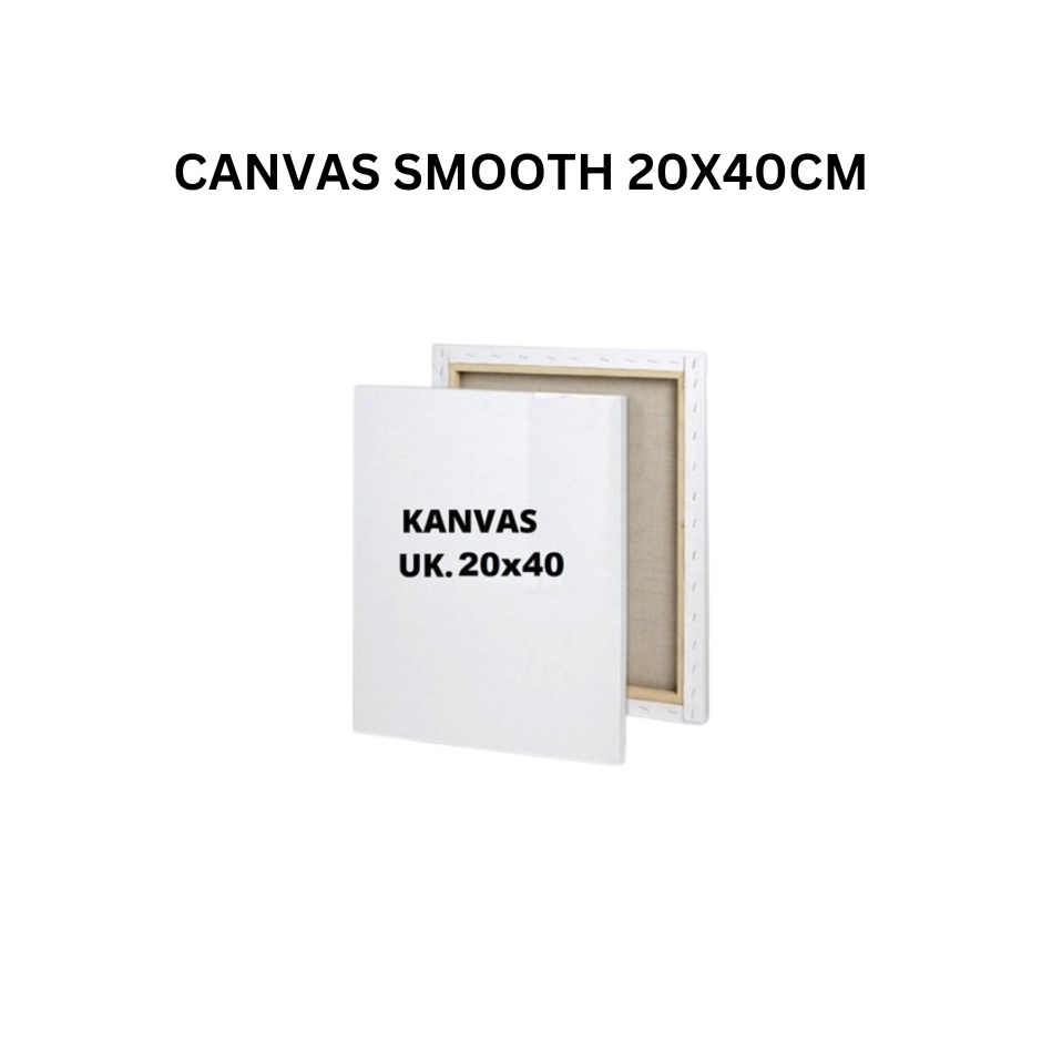 PAINTING CANVAS 20X40 CM / FINE TEXTURE SMOOTH CANVAS / PAINT CANVAS ...