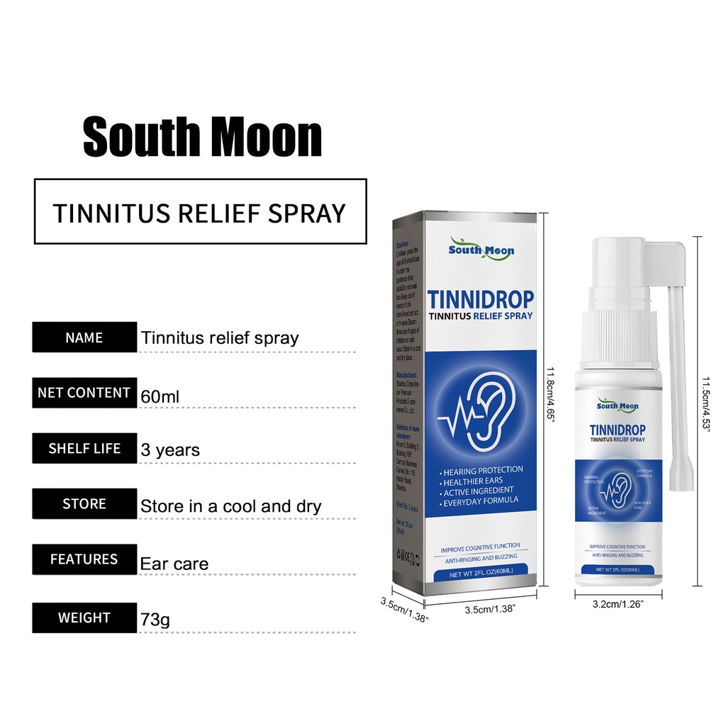 South Moon Anti Cochlear Blockage Removal Spray Ear Ringing Treatment ...