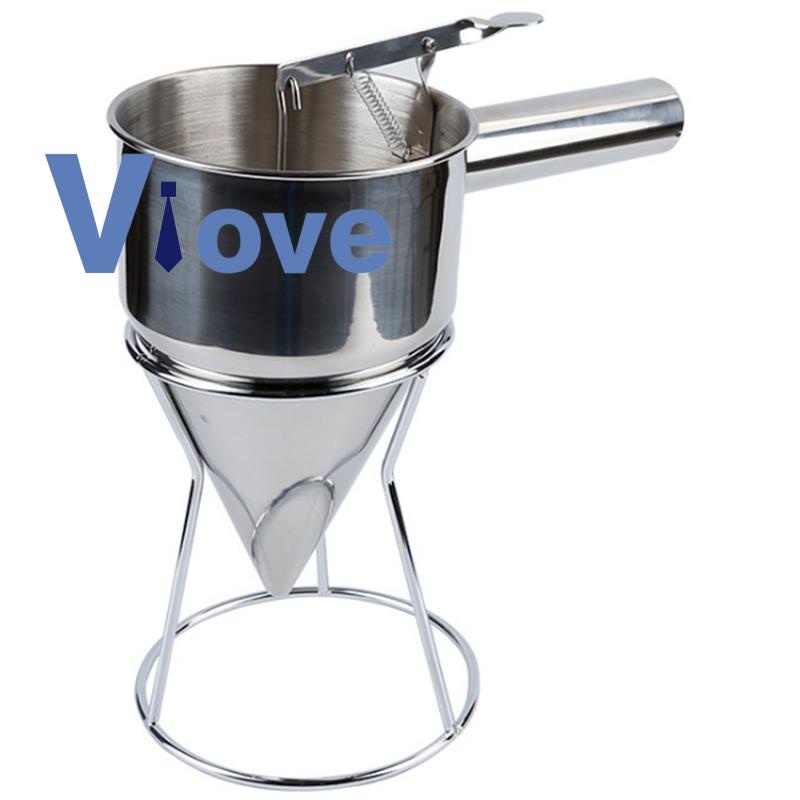 Stainless Steel Hand-Held Funnel Dispenser Octopus Pellets Funnel Tool ...