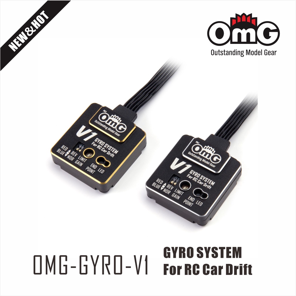 OMG-GYRO-V1 4.8-7.4V Dual System Gyro Gyroscope High Voltage Adjustable ...