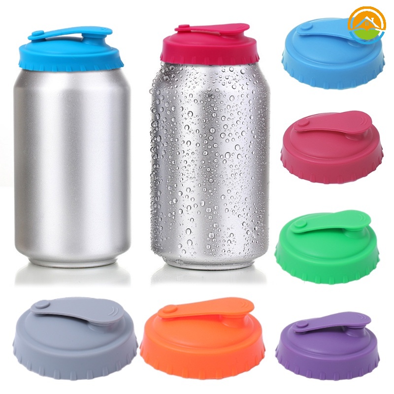 Reusable Food Grade Silicone Drink Can Lid / Leak-proof Soda Coke ...