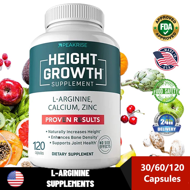 Height Enhancer Booster Vitamin Pills Calcium Promote bone development ...