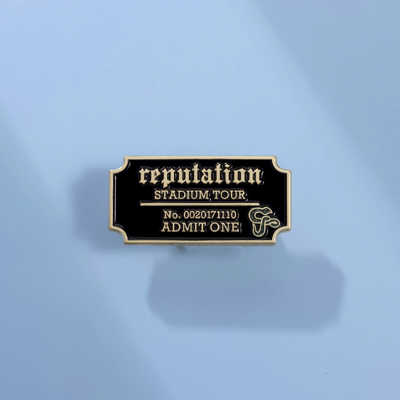 Famous Singer Taylor Swift Enamel Pins Music Reputation Album Brooch ...