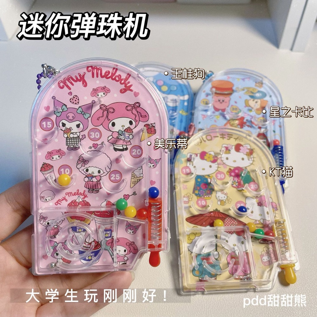 Children Pinball Machine Game Console Puzzle Handheld Ejection Small ...