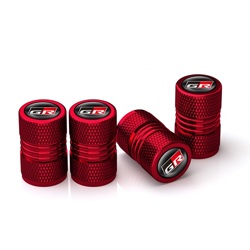 4Pcs Car GR Sport Wheel Tire Stem Air Valve Caps For Toyota Gazoo ...