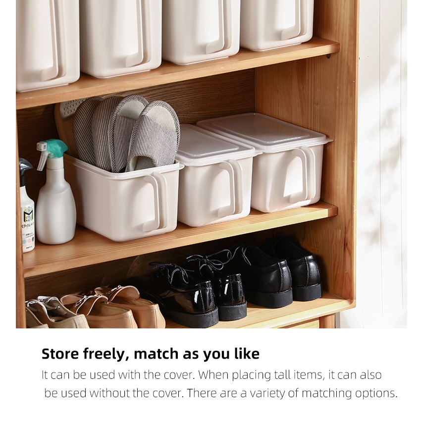 Kitchenplus Stackable Multi-purpose Home Organization Plastic Storage ...